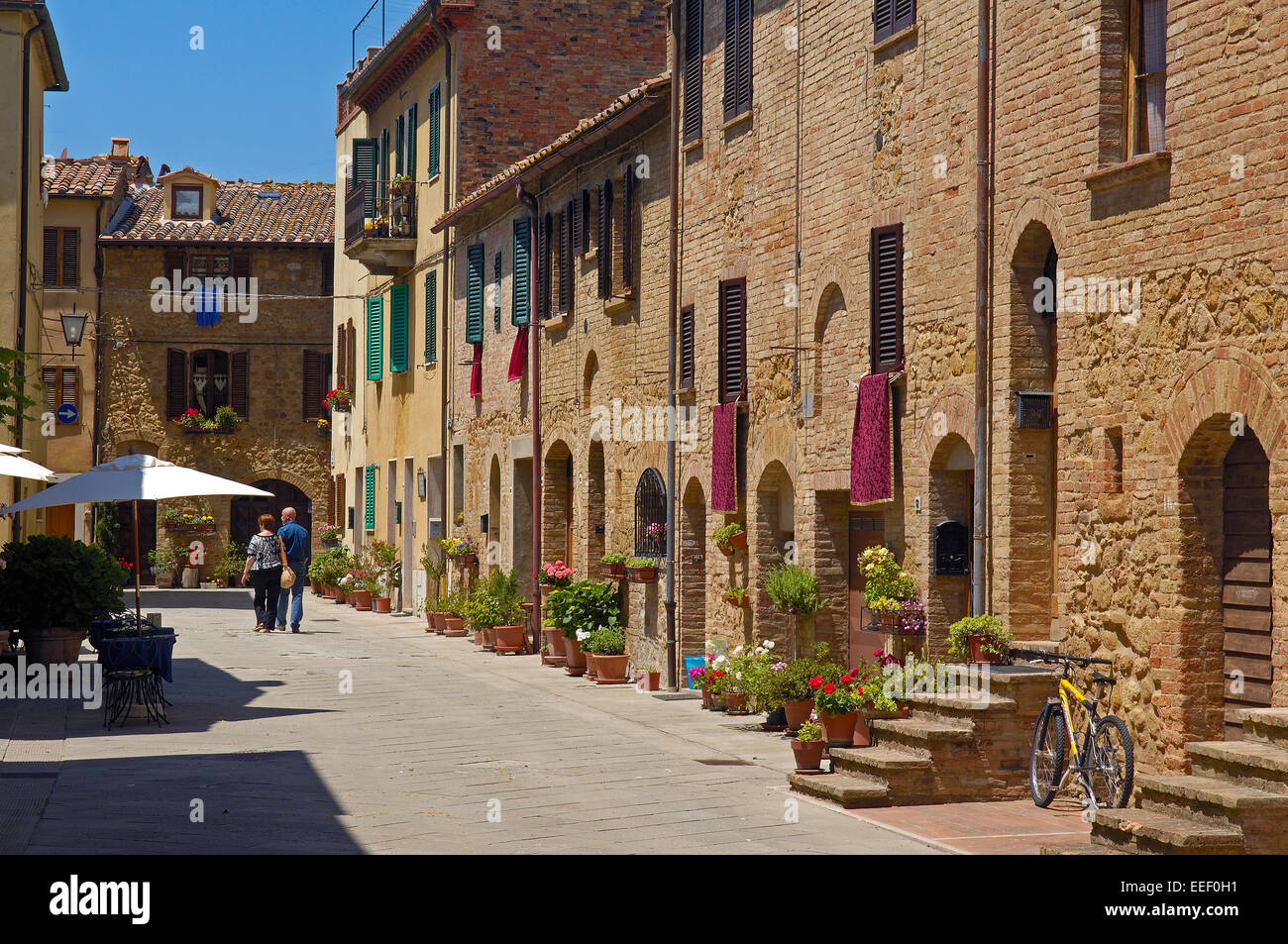 Pienza, Val d'Orcia, Orcia Valley, UNESCO world heritage site , Siena ...
