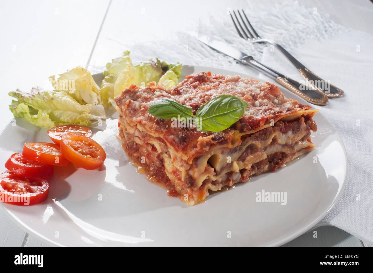 Italian lasagne hi-res stock photography and images - Alamy