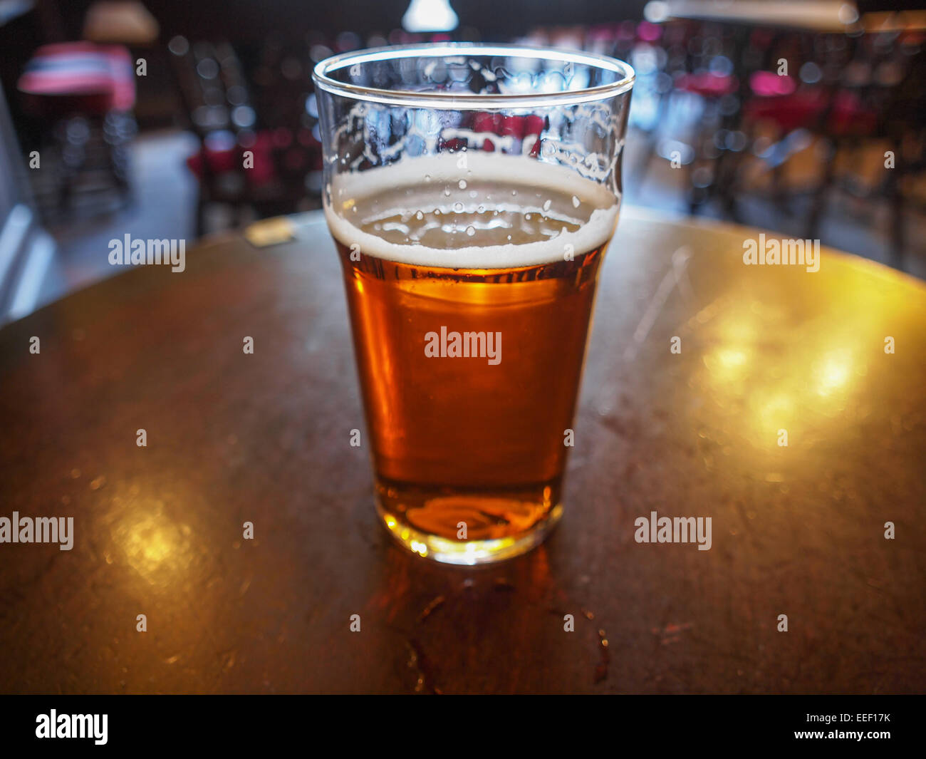 Pint of British bitter ale beer Stock Photo - Alamy