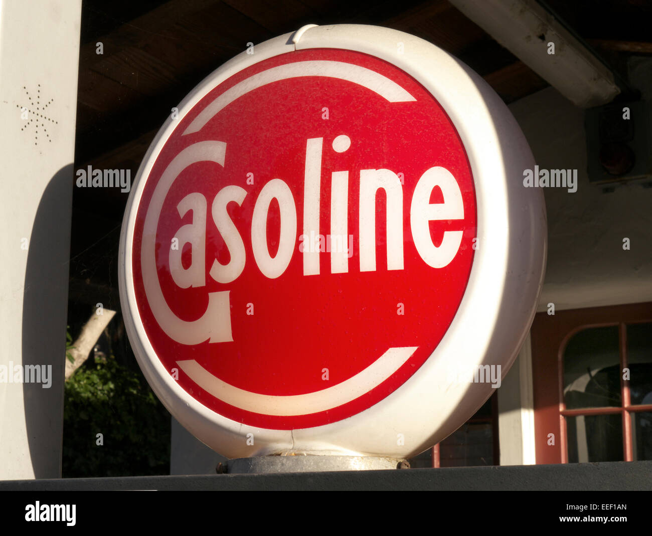 'Gasoline' sign retro style fuel pump dispenser Pacific Grove ...