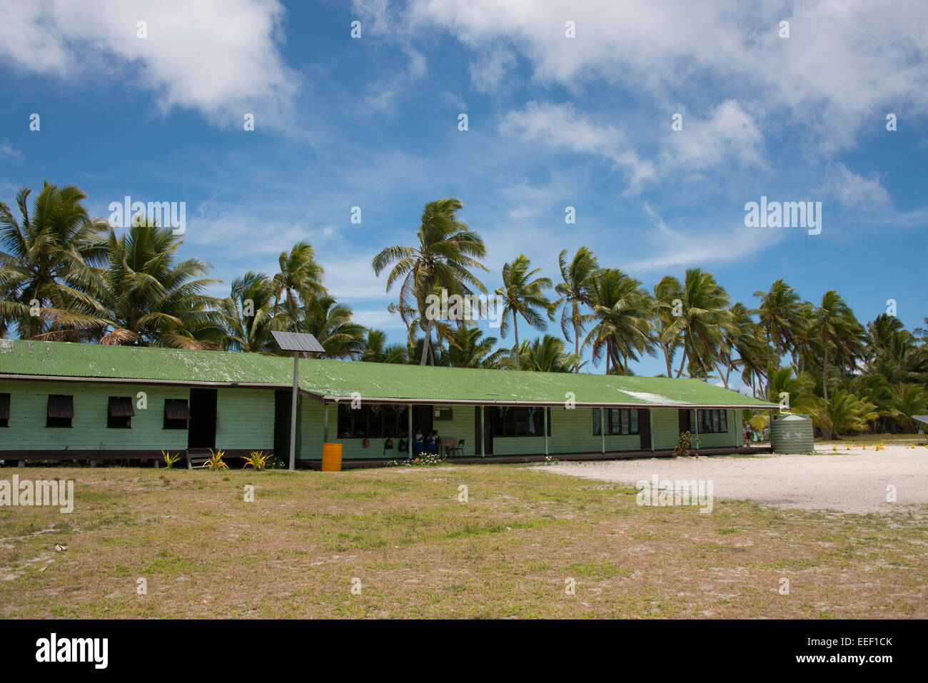 Fiji, Southern Lau Group, Island of Fulanga. Village of Fulanga primary ...