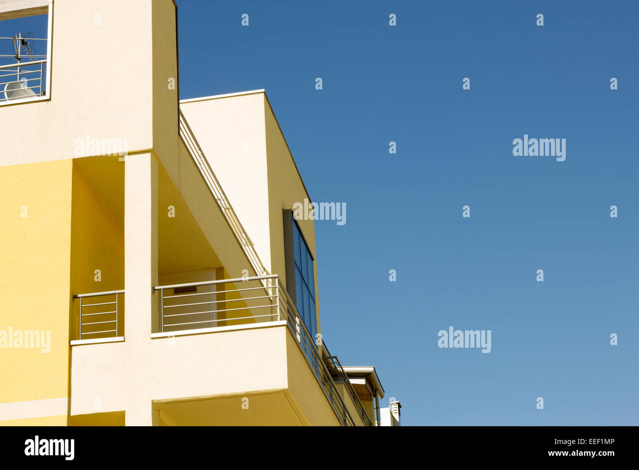 Photo of particular abstract design of new house Stock Photo - Alamy