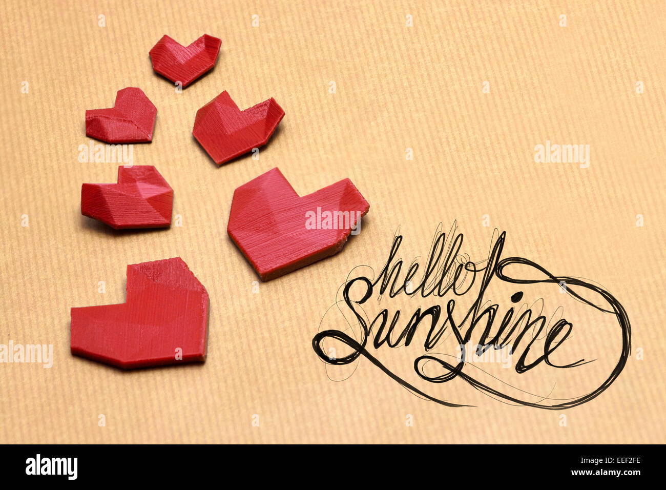 Hello sunshine sign hi-res stock photography and images - Alamy