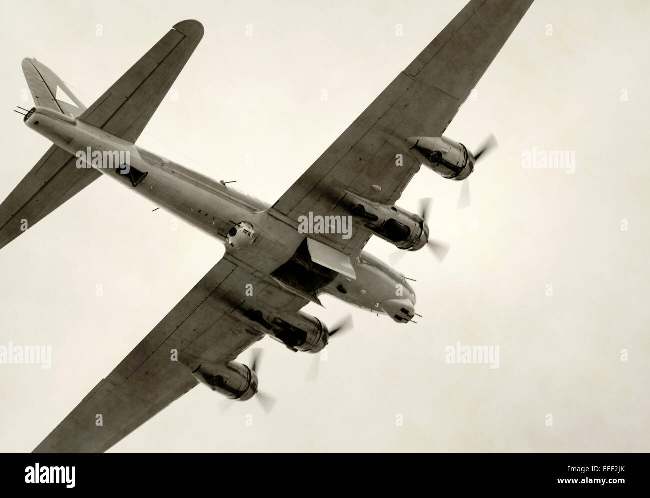 World War II era bomber flying with bomb bay open B-17 Flying Fortress ...