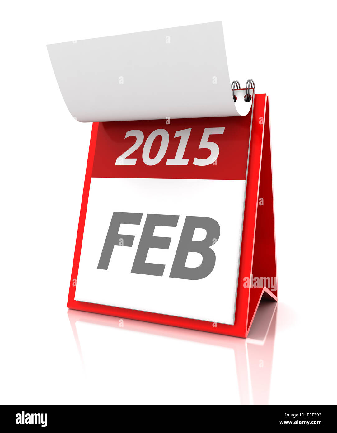 February 2015 calendar hi-res stock photography and images - Alamy