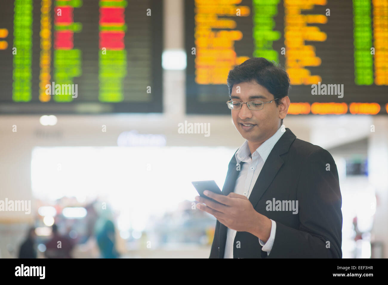 Indian airport boarding hi-res stock photography and images - Alamy