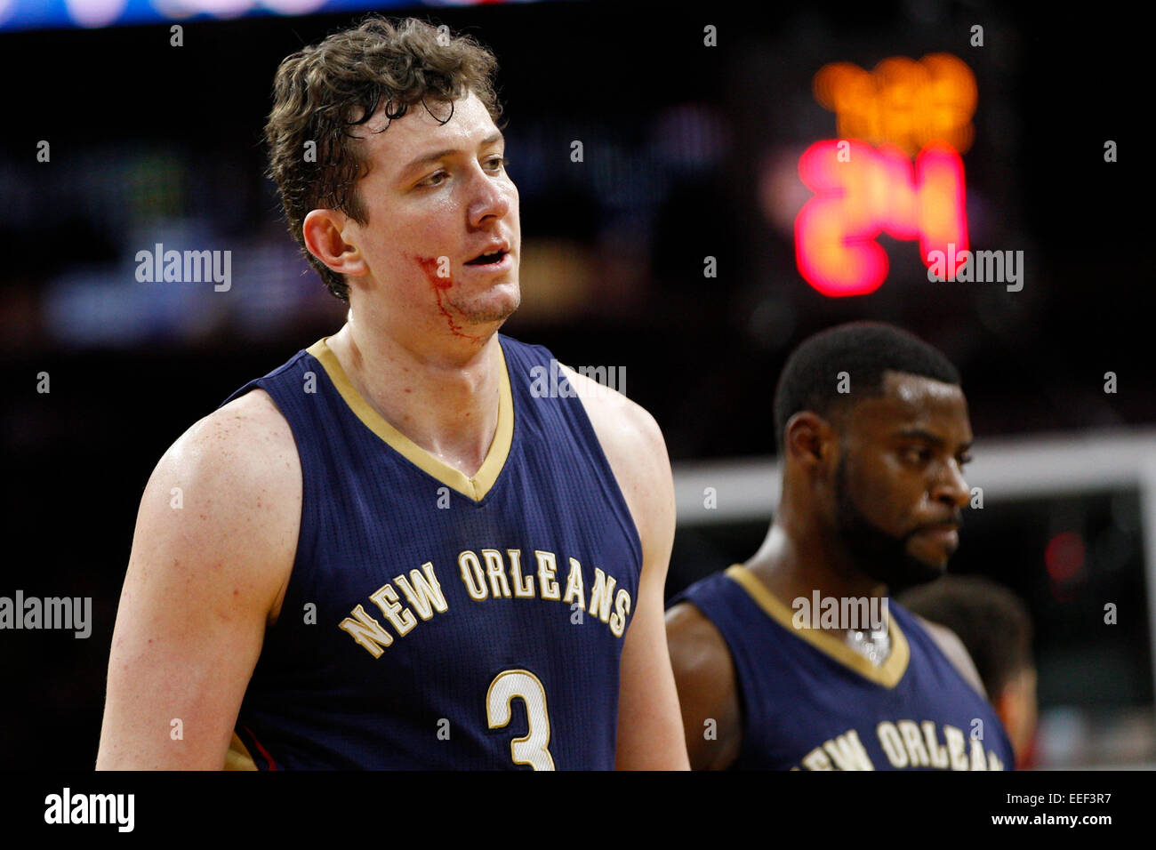 Philadelphia, Pennsylvania, USA. 16th Jan, 2015. New Orleans Pelicans ...