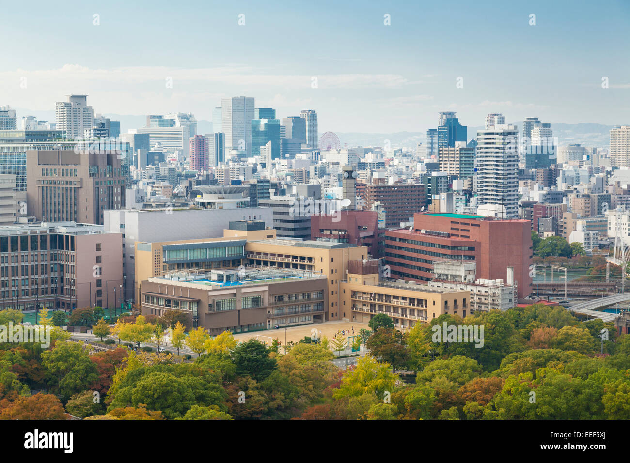Osaka city aerial hi-res stock photography and images - Alamy