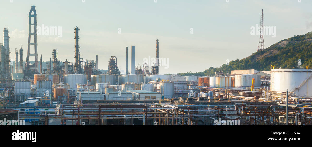 Storage tanks in a factory Stock Photo - Alamy