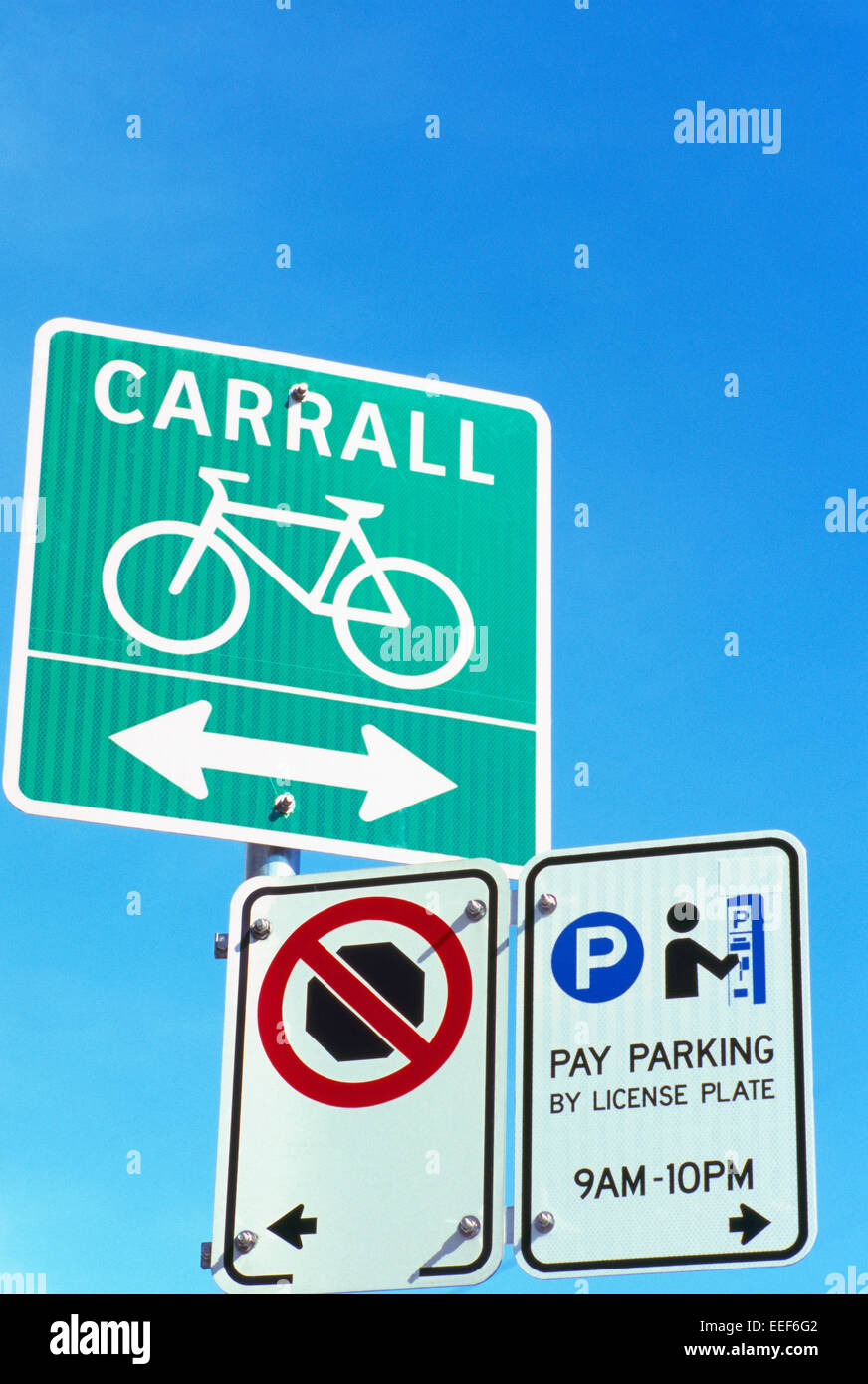 Road Signs - Traffic Sign, No Stopping Sign, Pay Parking Sign, Bicycle ...