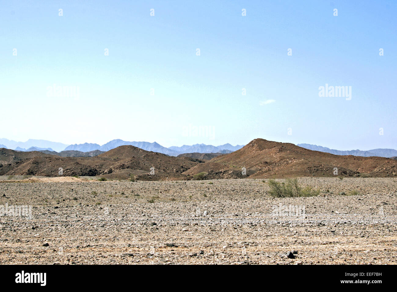 Sultanat Oman Reisen Wadi Mistal Berge Landschaft Hajar Gebirge ...