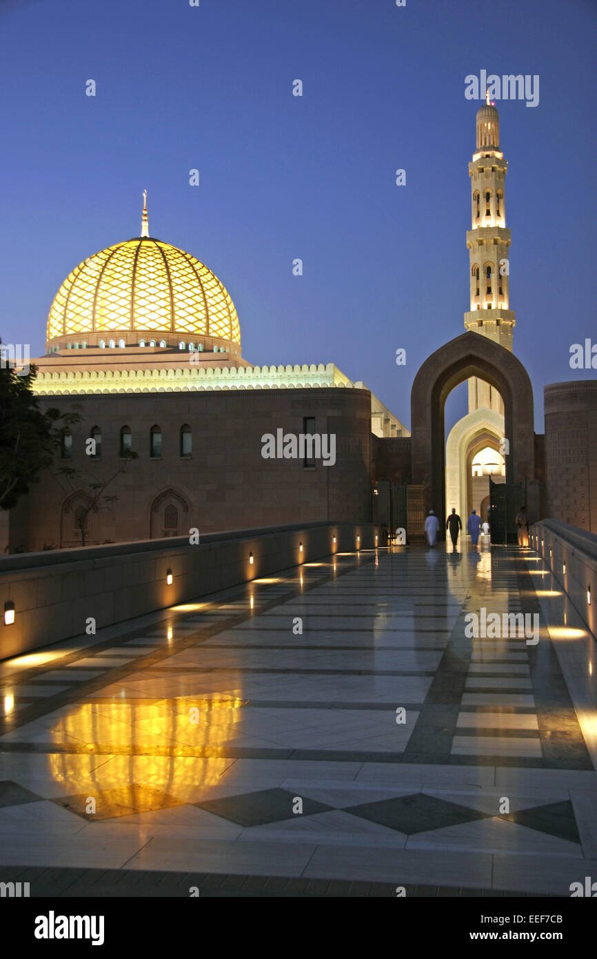 Oman Reisen Sultan Qaboos Grand Moschee Muscat Maskat Masquat Mosque ...