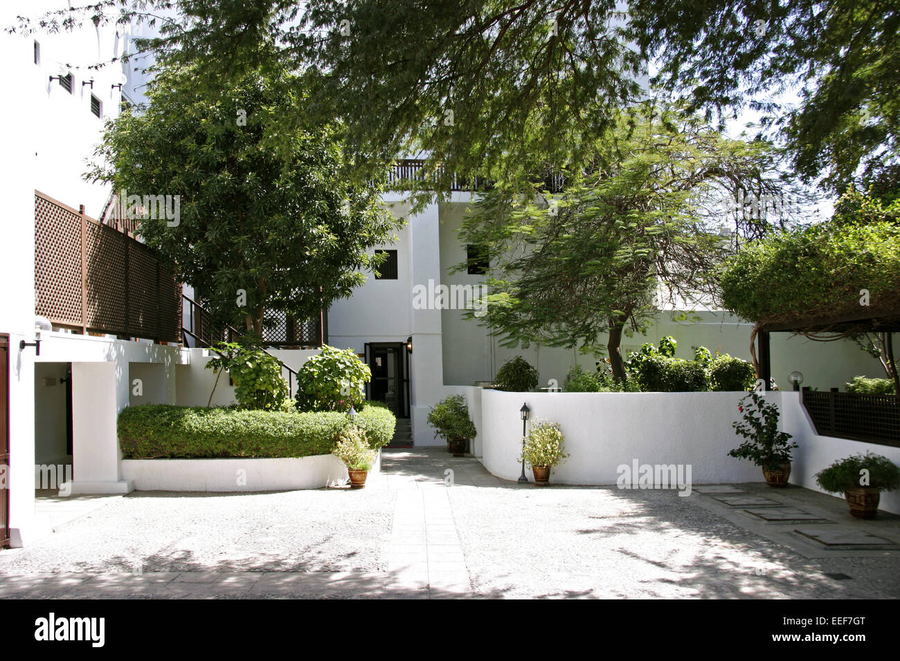 Oman Muscat Maskat Masquat Bait Fransa Omani-French Museum Innenhof ...