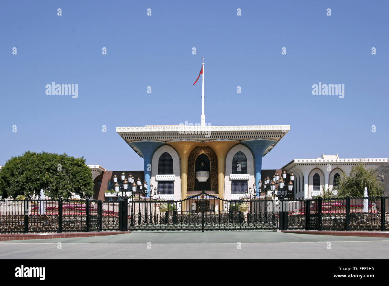Oman Muscat Maskat Regierungspalast Masquat Palast Sultan Qaboos Qasr ...