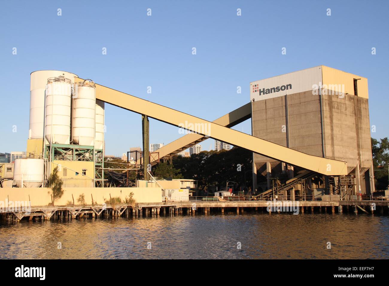 The Hanson concrete plant on Bridge Road, Ultimo in Sydney. Picture ...