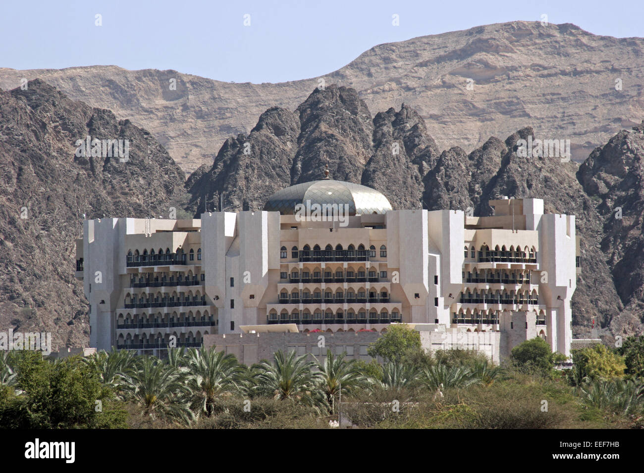 Sultanat Oman Muscat Maskat Masquat Reisen Hotel Al-Bustan Palace Hajar ...