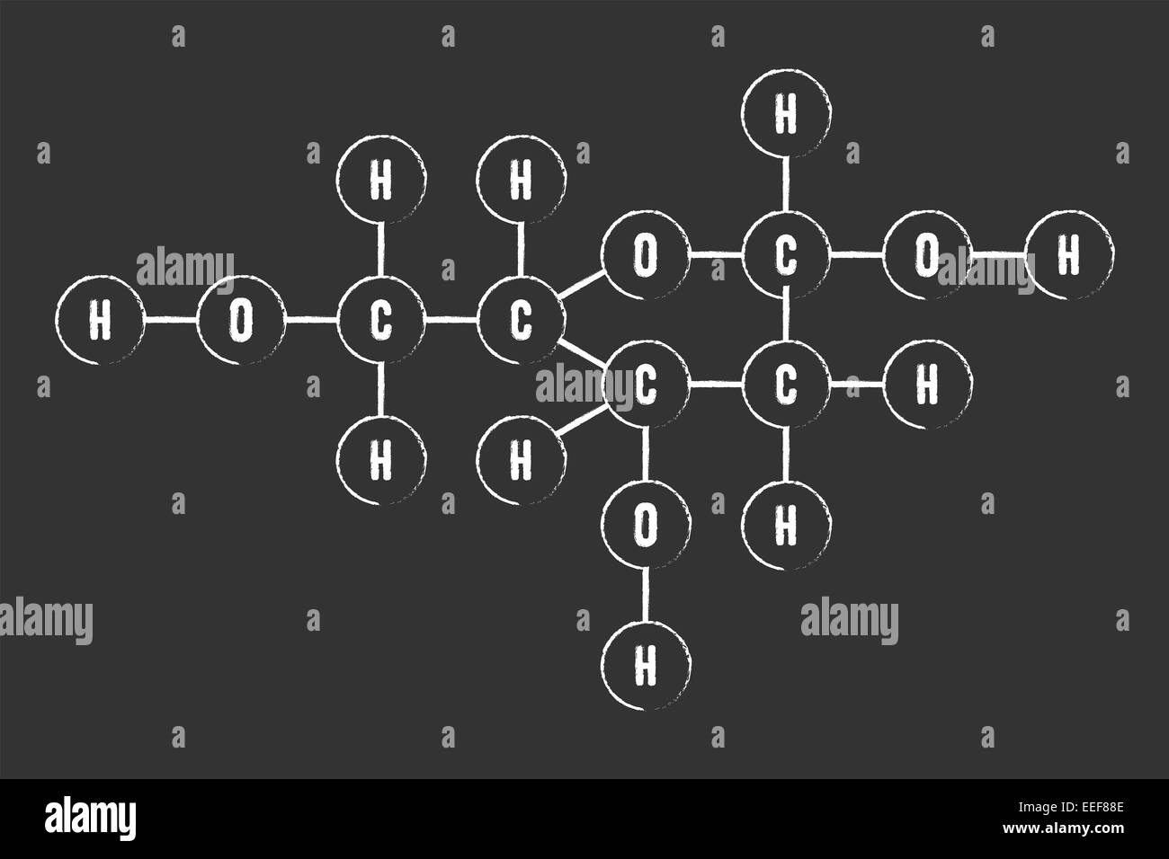 Chemical Formula Of DNA Component On Blackboard Stock Photo - Alamy