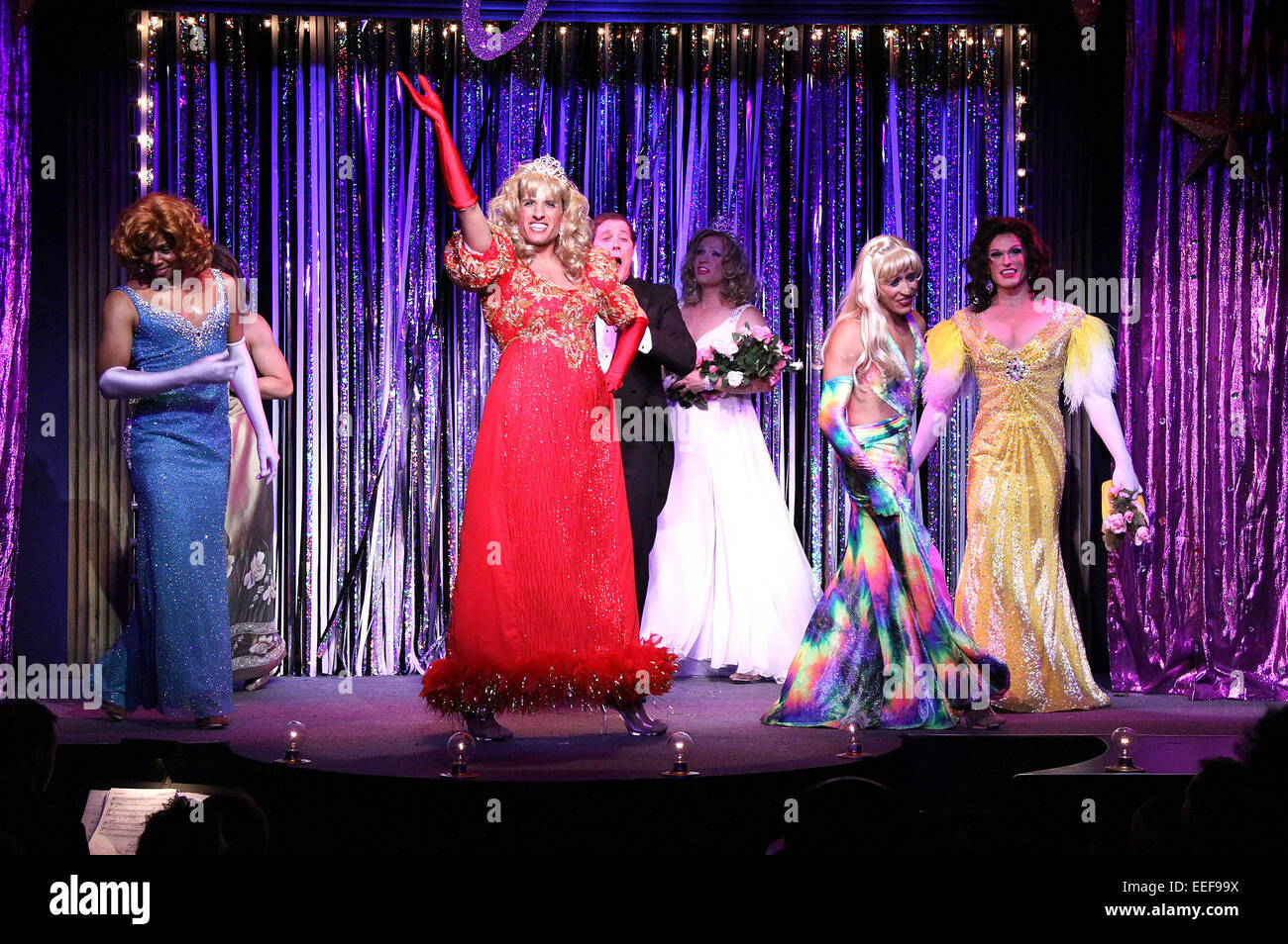 Opening night of Pageant at the Davenport Theatre - Curtain Call ...