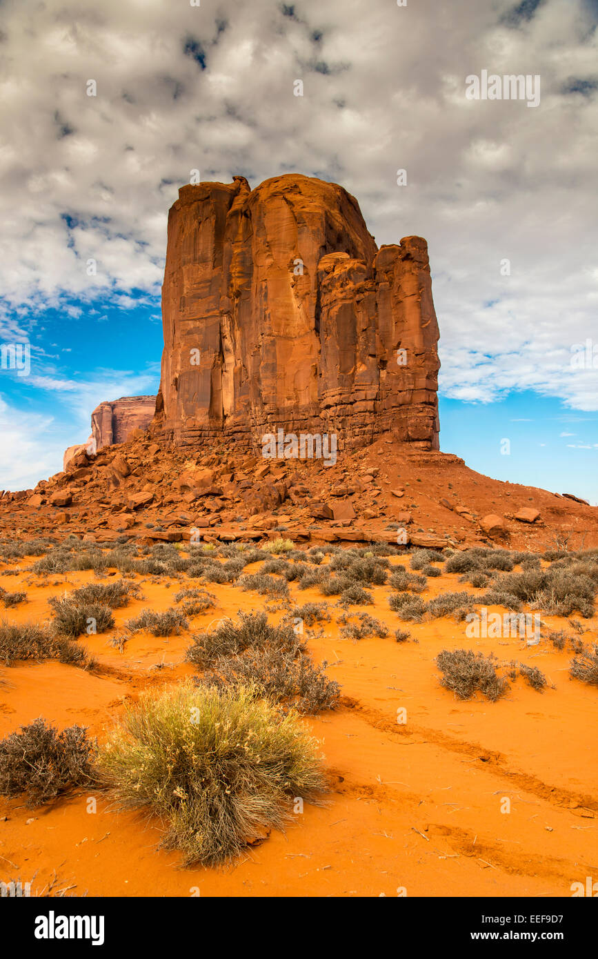 East Mitten Butte, Monument Valley Navajo Tribal Park, Arizona, USA ...