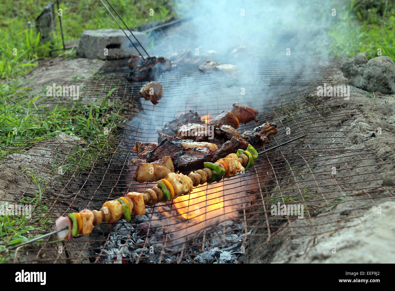 Traditional cooking in India Stock Photo - Alamy