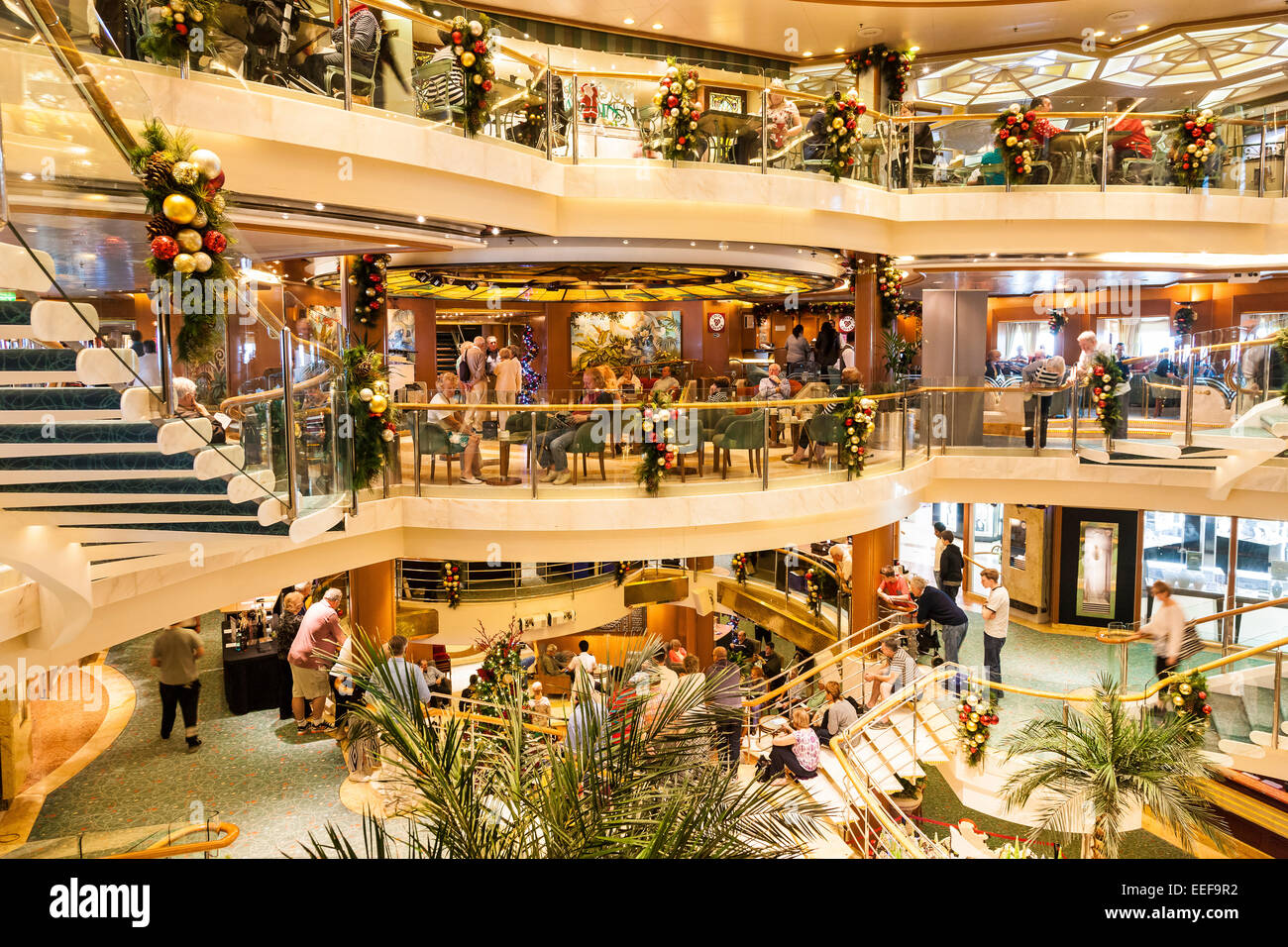Cruise ship atrium hi-res stock photography and images - Alamy
