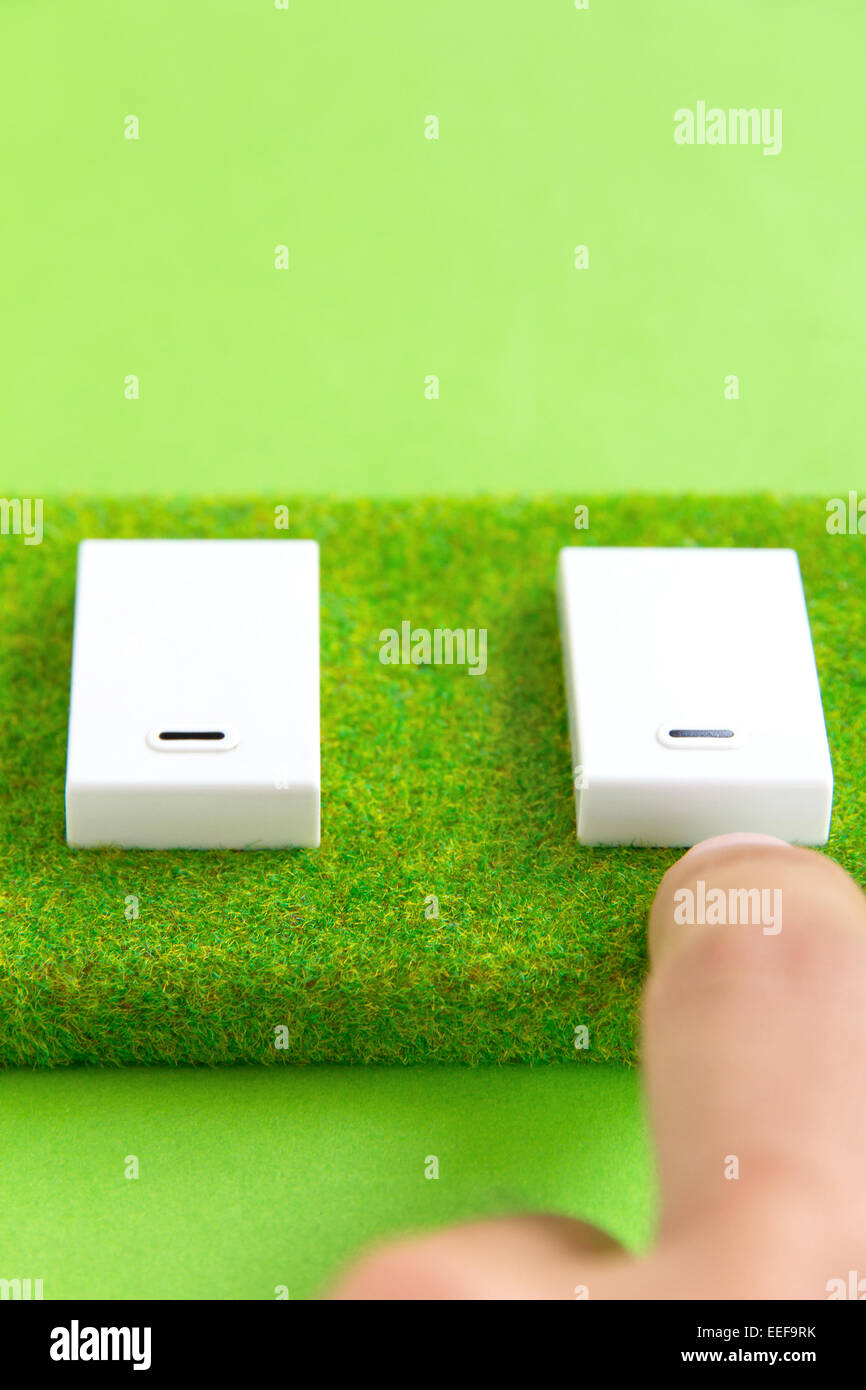 Green switch hi-res stock photography and images - Alamy