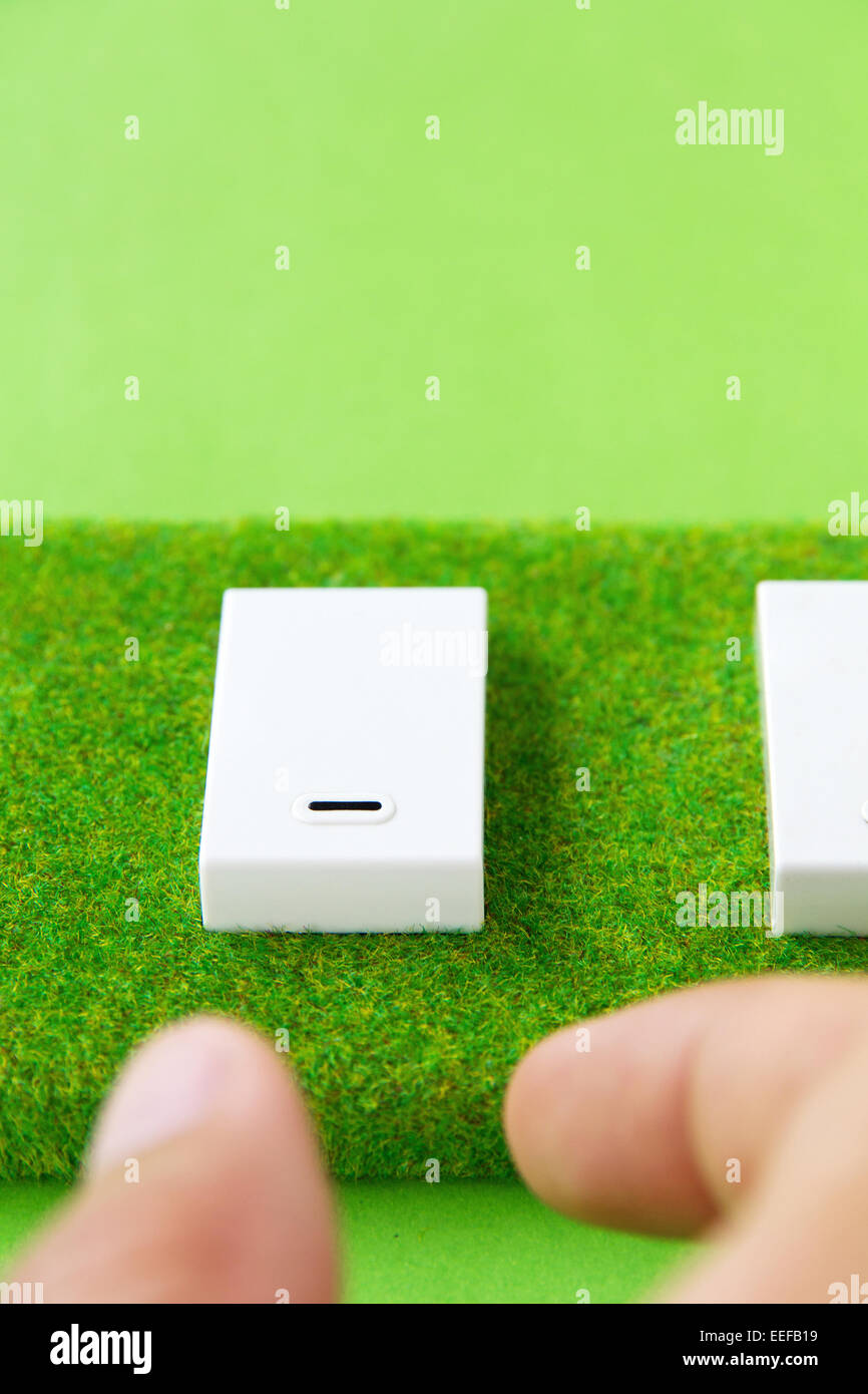 eco switch concept Stock Photo - Alamy