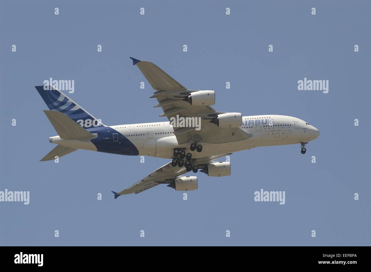 Airbus A 380 airliner Stock Photo - Alamy