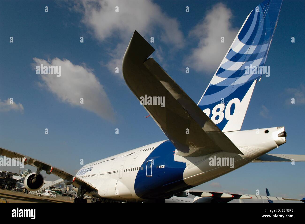 Airbus A 380 airliner Stock Photo - Alamy