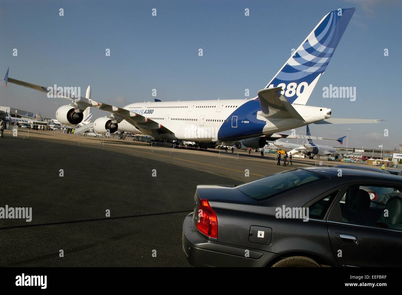 Airbus A 380 airliner Stock Photo - Alamy