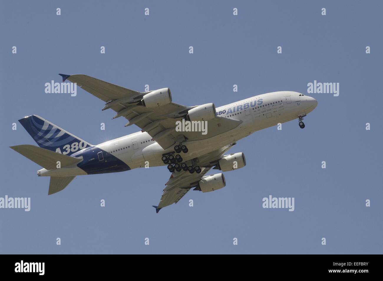 Airbus A 380 airliner Stock Photo - Alamy