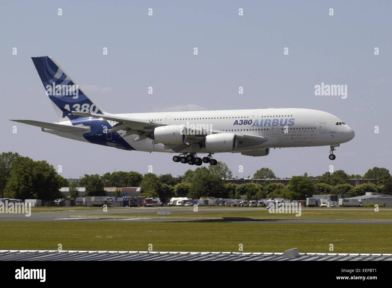 Airbus A 380 airliner Stock Photo - Alamy