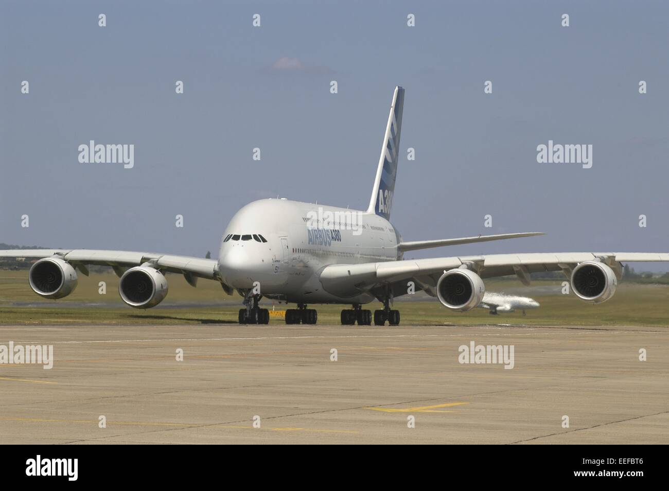 Airbus A 380 airliner Stock Photo - Alamy