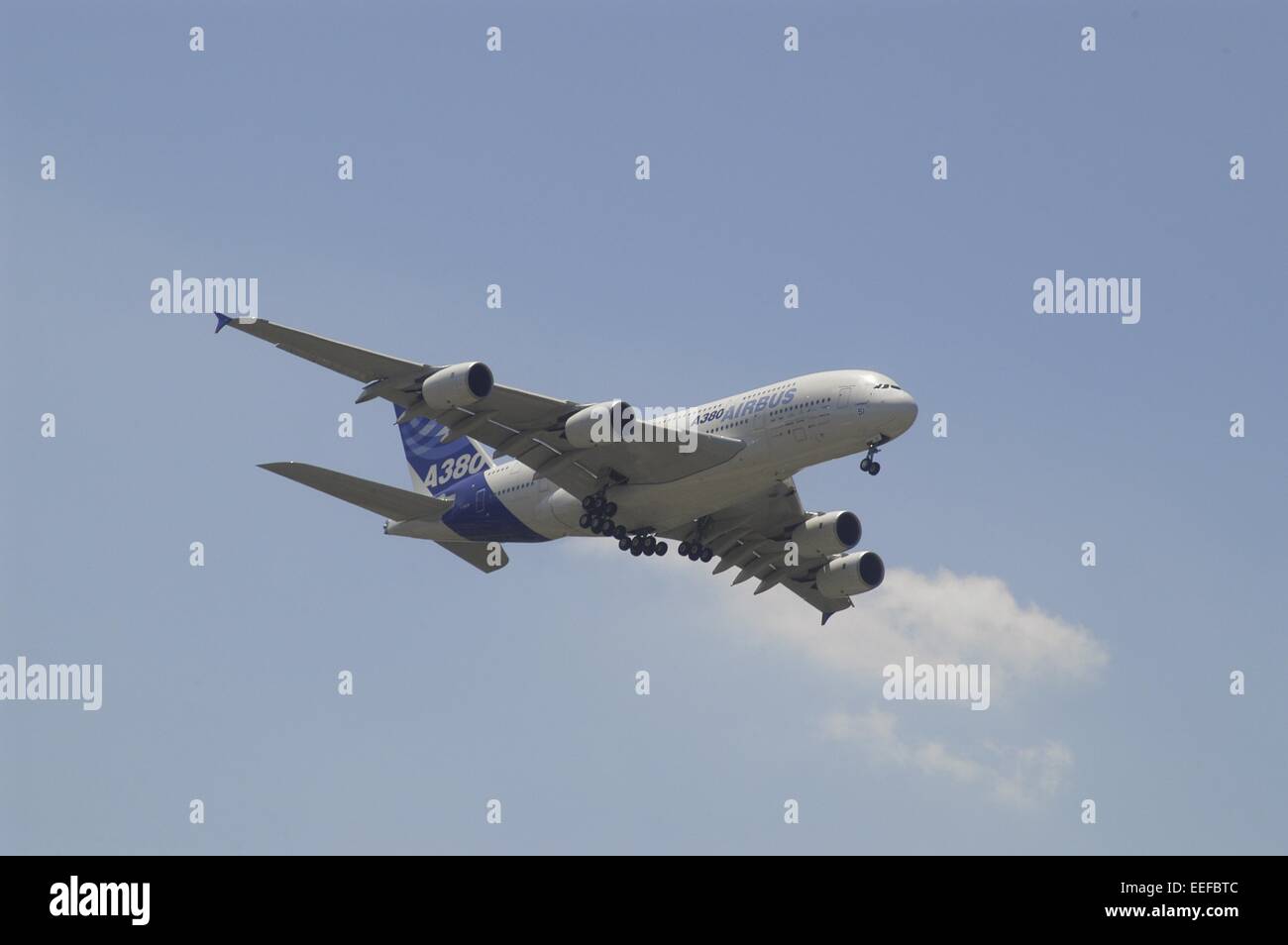 Airbus A 380 airliner Stock Photo - Alamy