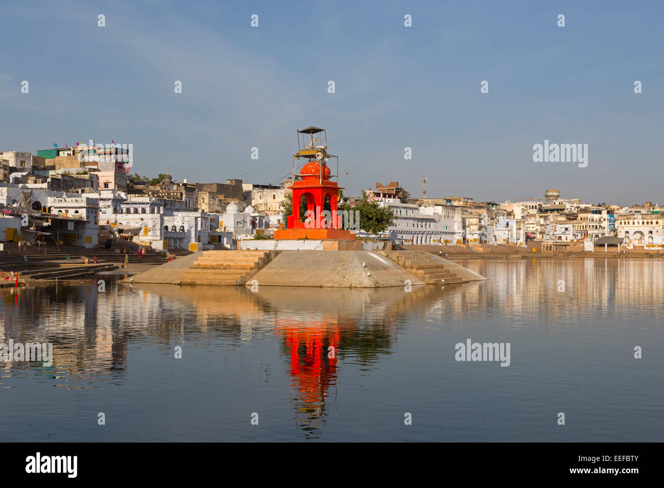 India, Rajasthan, Pushkar Lake Stock Photo - Alamy