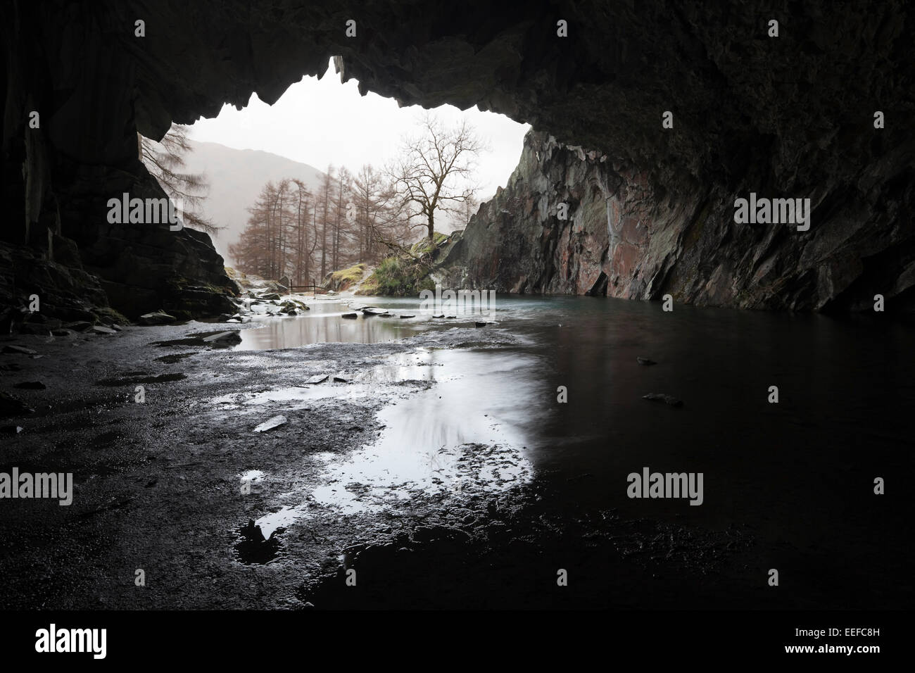 Rydal Cave near Grasmere, Cumbria, UK Stock Photo - Alamy