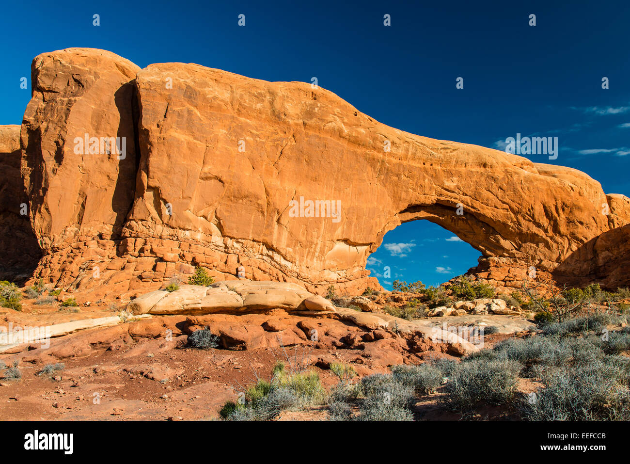 North Window Arch, Arches National Park, Utah, USA Stock Photo - Alamy
