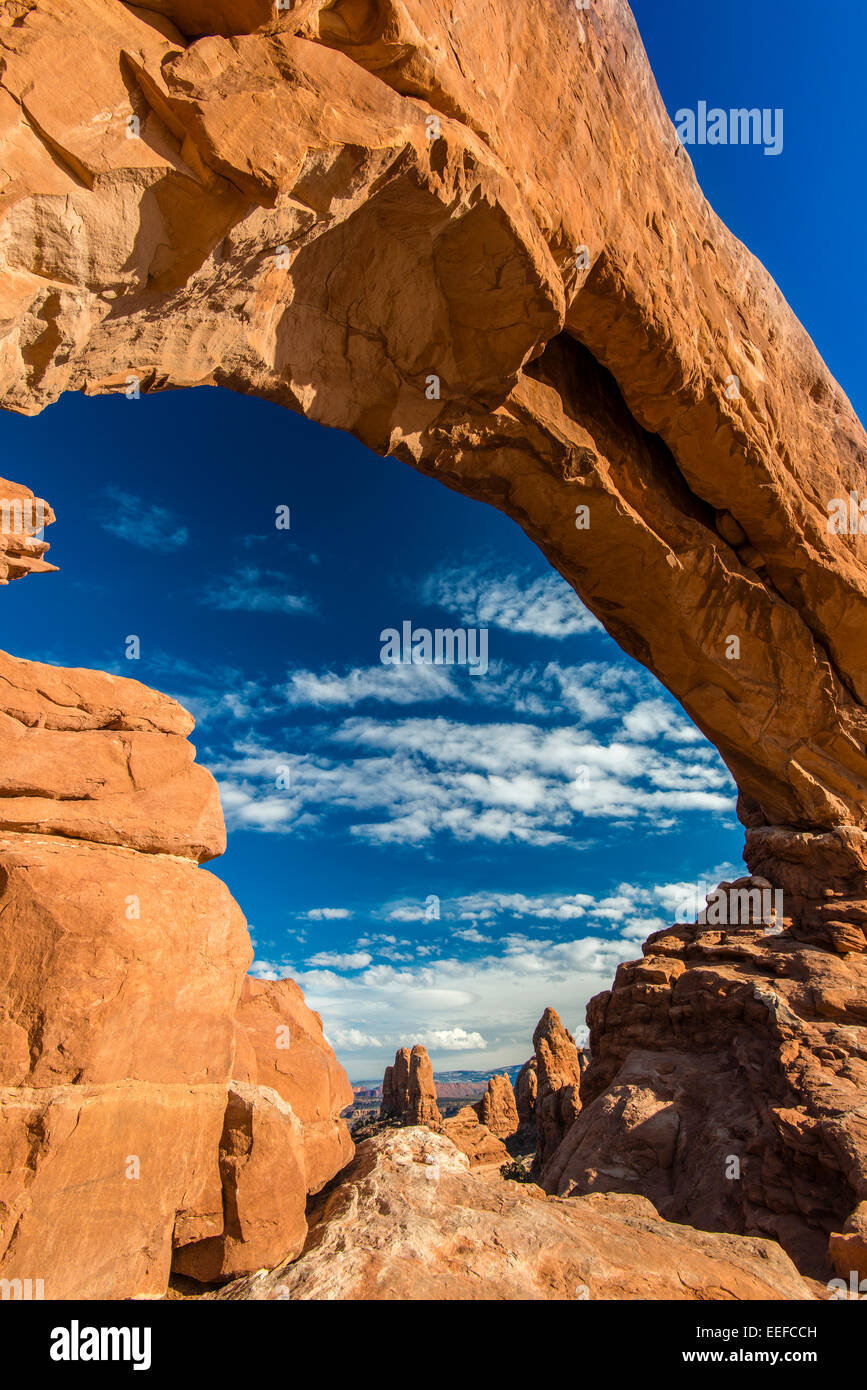 North Window Arch, Arches National Park, Utah, USA Stock Photo - Alamy