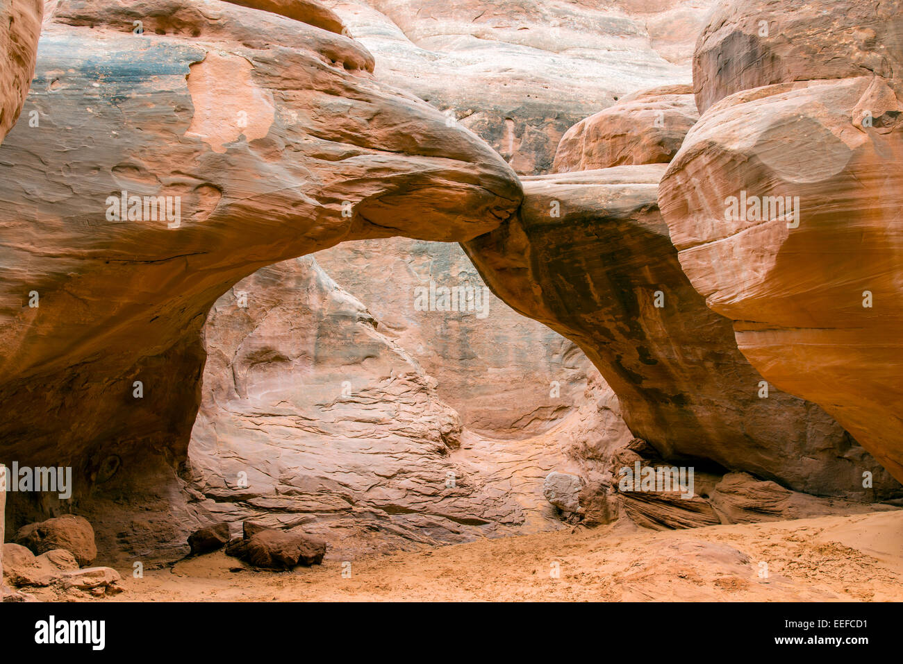 Sand Dune Arch, Arches National Park, Utah, USA Stock Photo - Alamy