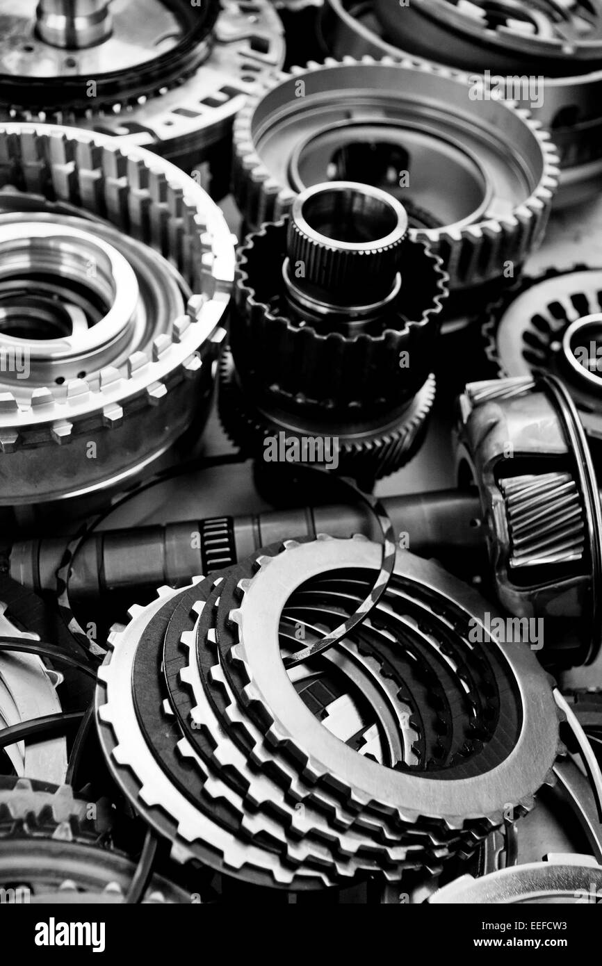Automobile gear assembly Stock Photo - Alamy