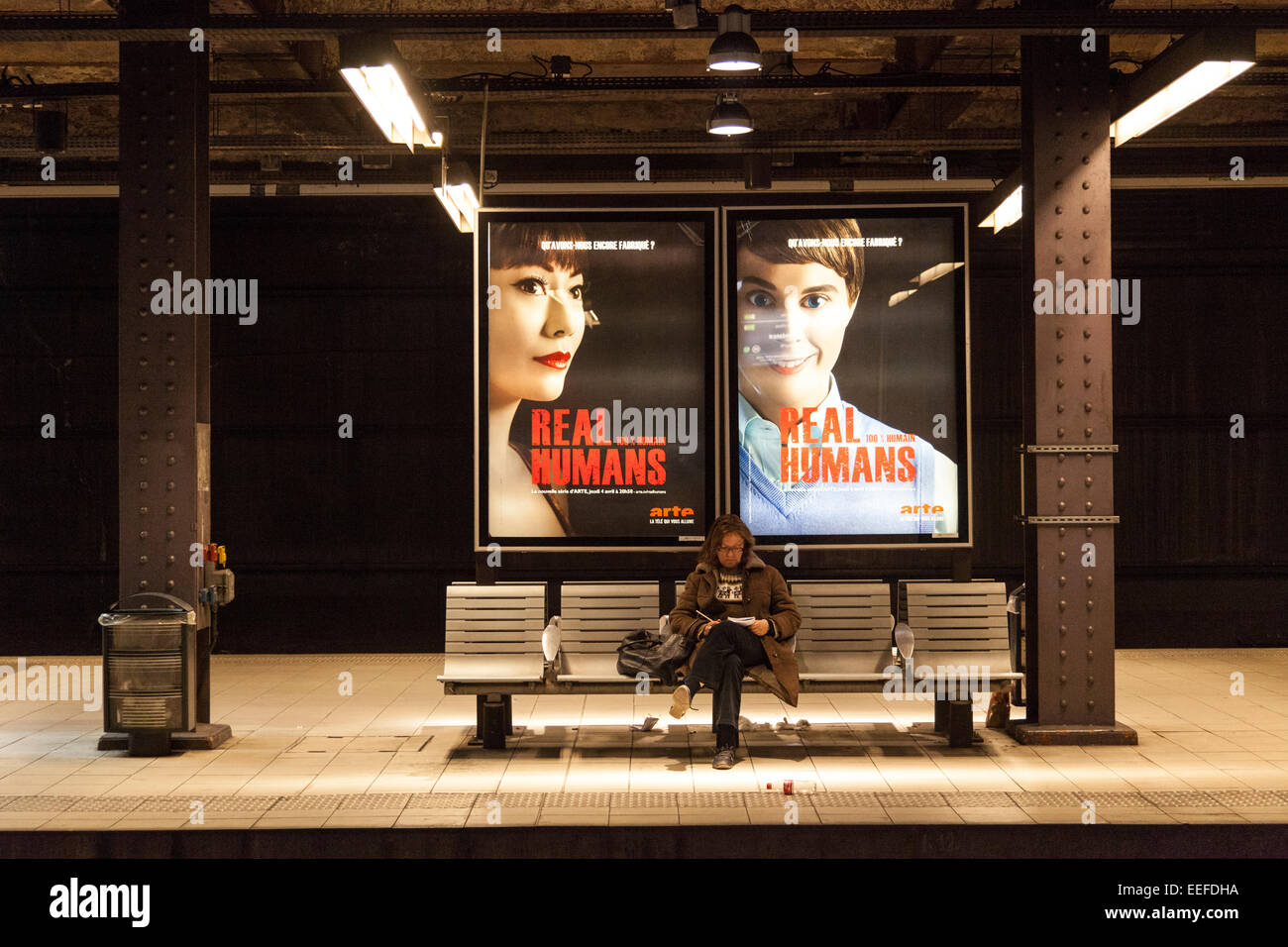 Paris metro station hi-res stock photography and images - Alamy
