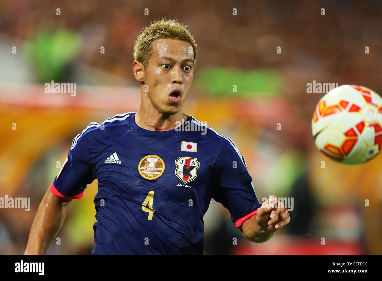 Brisbane, Australia. 16th Jan, 2015. Keisuke Honda (JPN) Football ...
