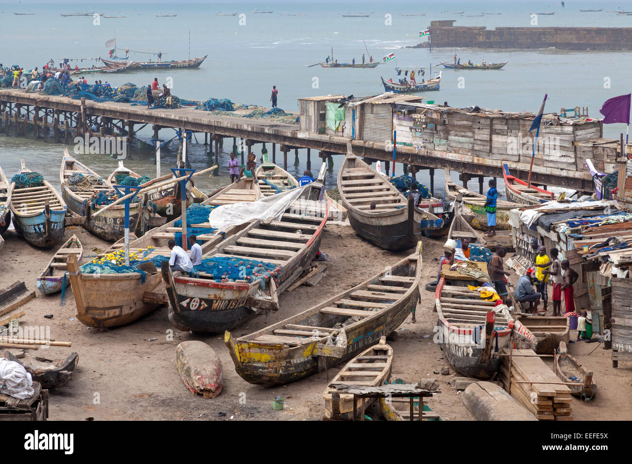 Jamestown fishing village accra ghana hi-res stock photography and ...
