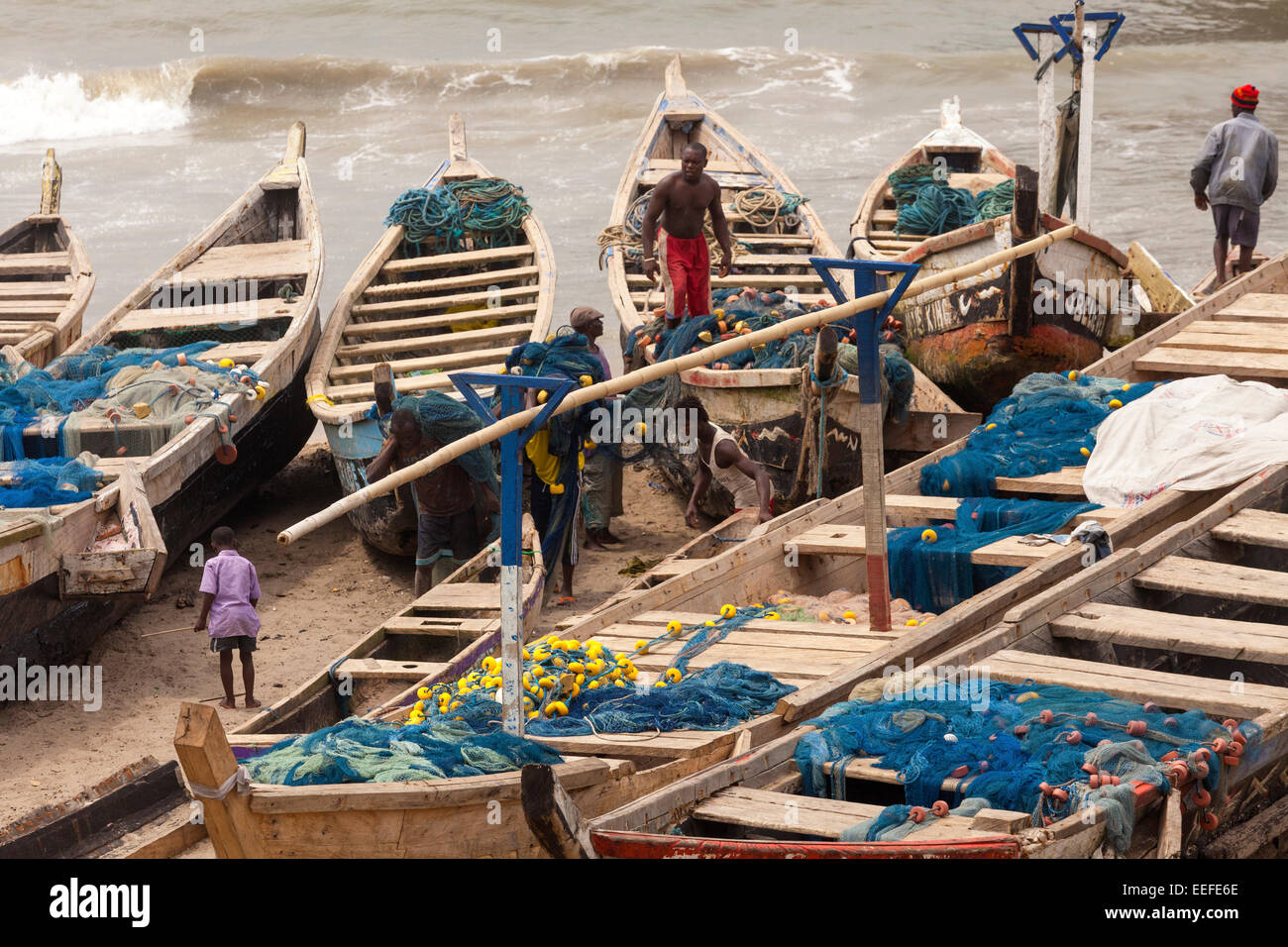 Jamestown Fishing Village Accra Ghana High Resolution Stock Photography ...