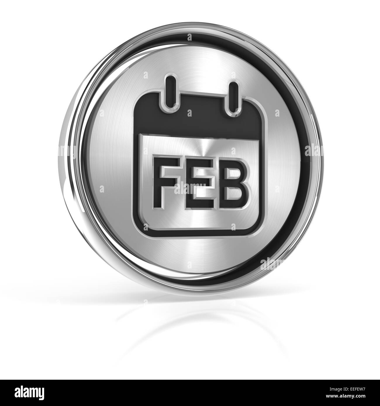February calendar illustration hi-res stock photography and images - Alamy