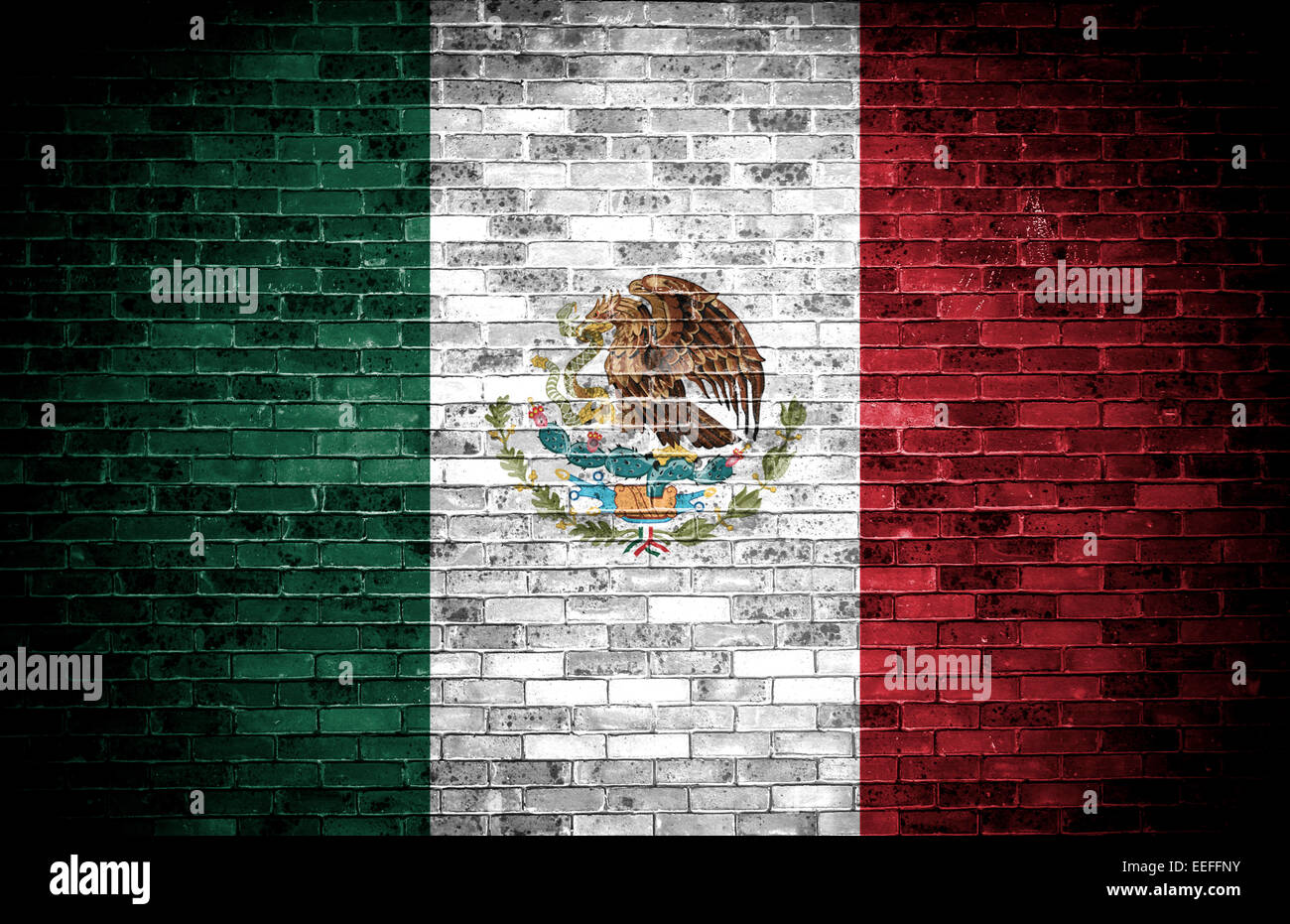 Mexico map flag hi-res stock photography and images - Alamy