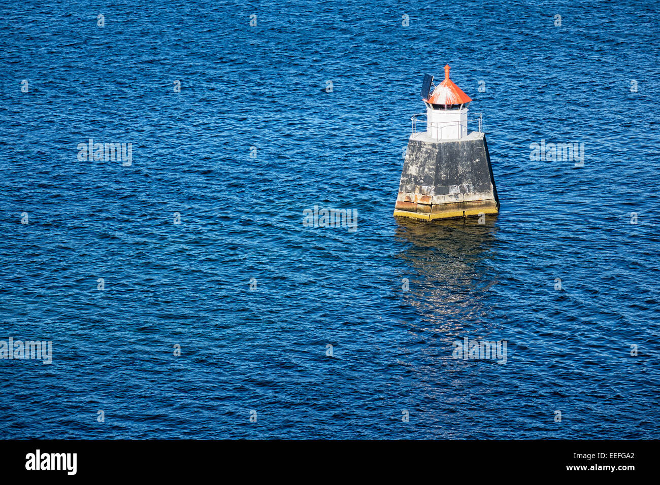 Lighthouse in the Oslofjord in Norway Stock Photo - Alamy