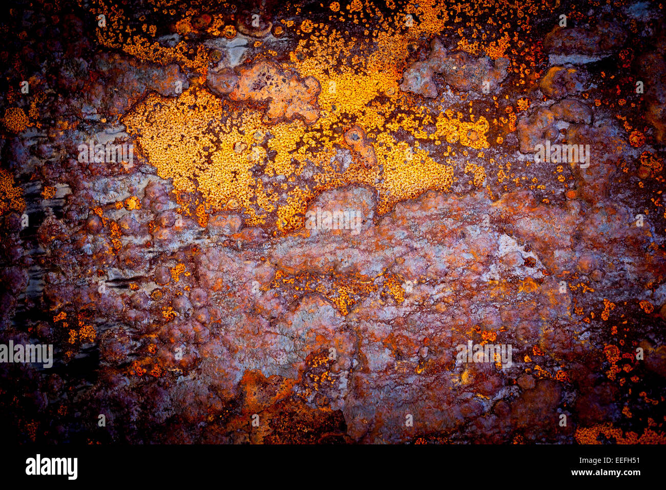 Abstract textured background of a badly rusted steel plate Stock Photo ...