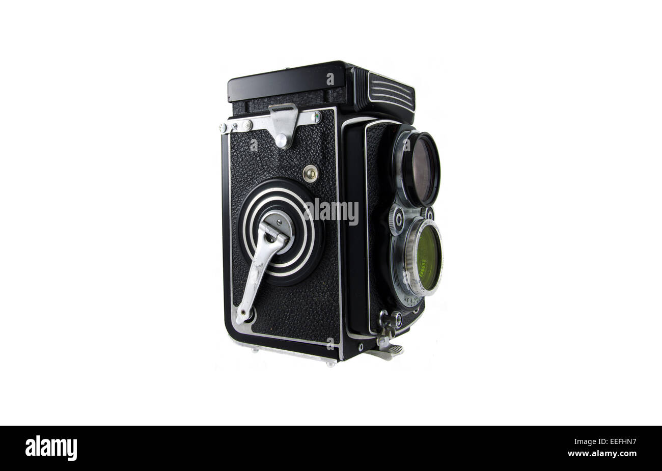 Old model of big format camera isolated on white Stock Photo - Alamy