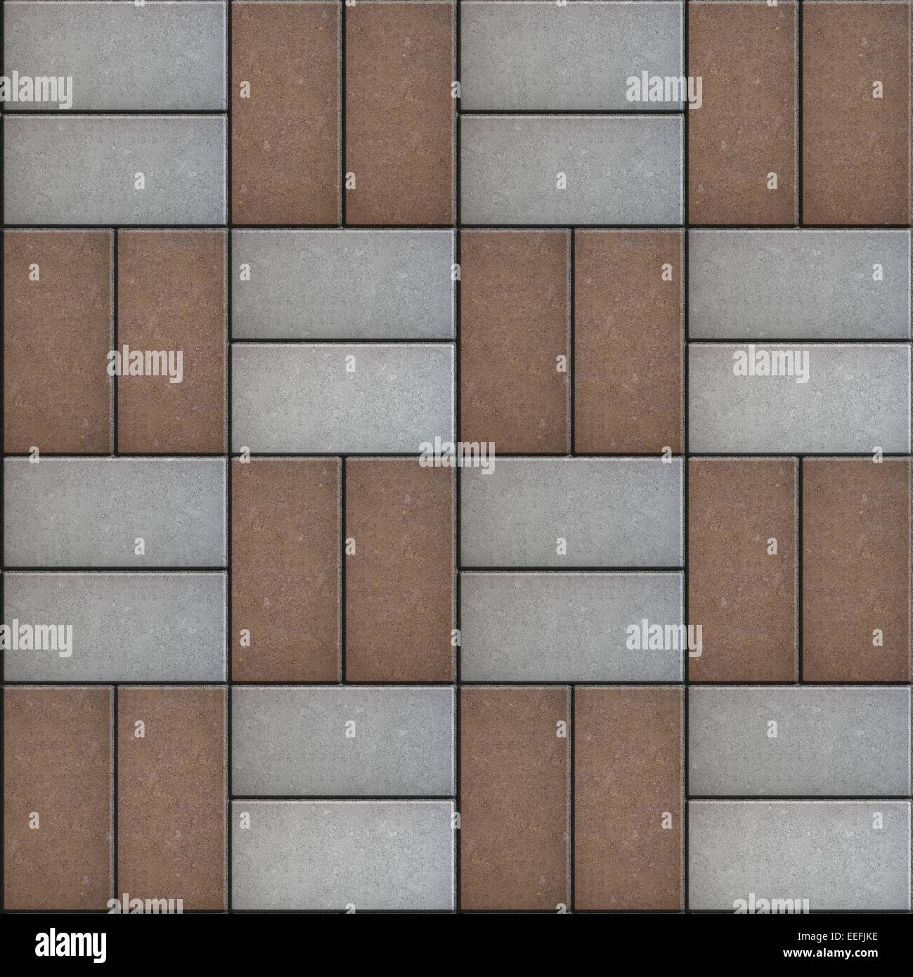 Gray and Brown Rectangle Pavement. Seamless Texture Stock Photo - Alamy